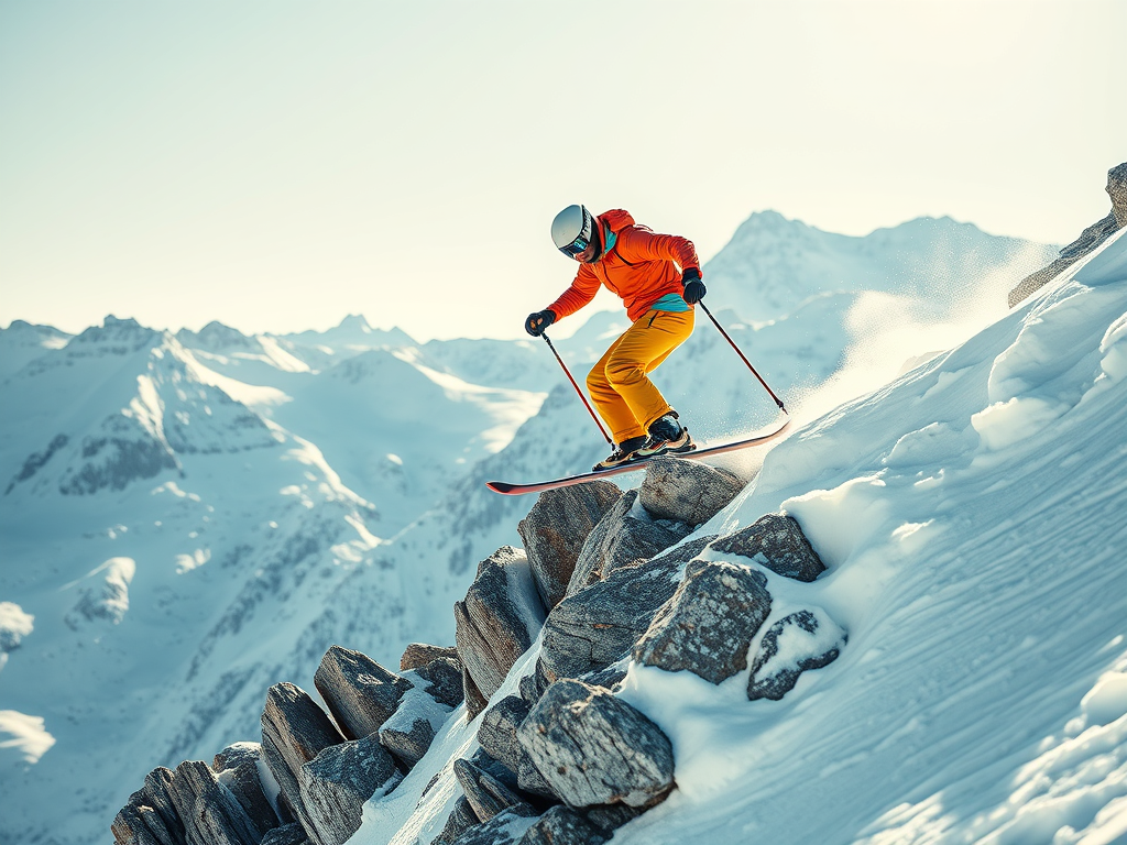 LE SKI – chute à Val-Cenis – Parcours de Rêves